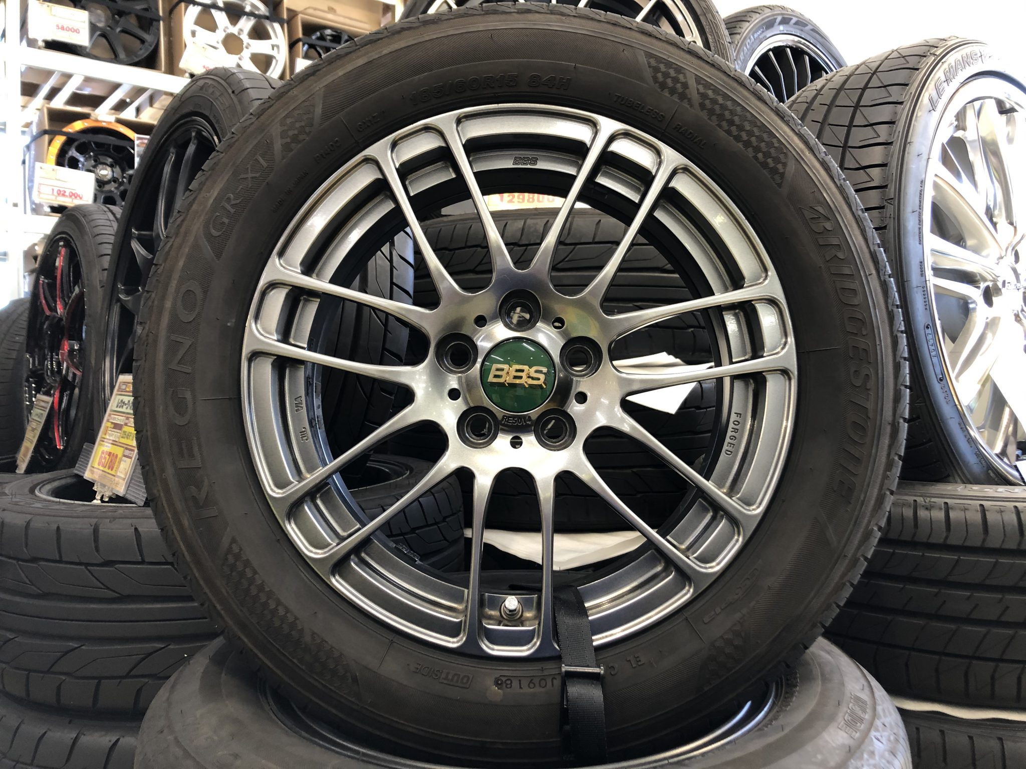 👆大宮バイパス店在庫情報👆VWポロサイズのBBS RE-L2が入荷！グリーンキャップでオシャレコーディネート！ | 大宮店ブログ | 中古ホイール・タイヤ買取・販売のU-ICHIBAN